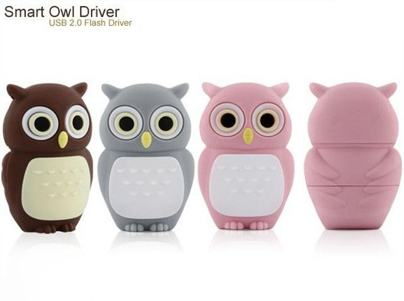 Beautiful Cute Cartoon Silicon Owl 16gb Usb Flash Disk on Luulla